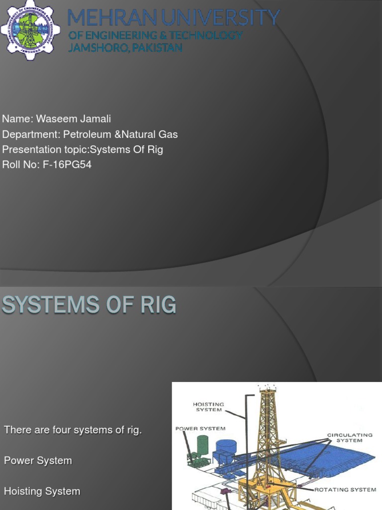 Rig Systems Overview | PDF | Drilling Rig | Drill