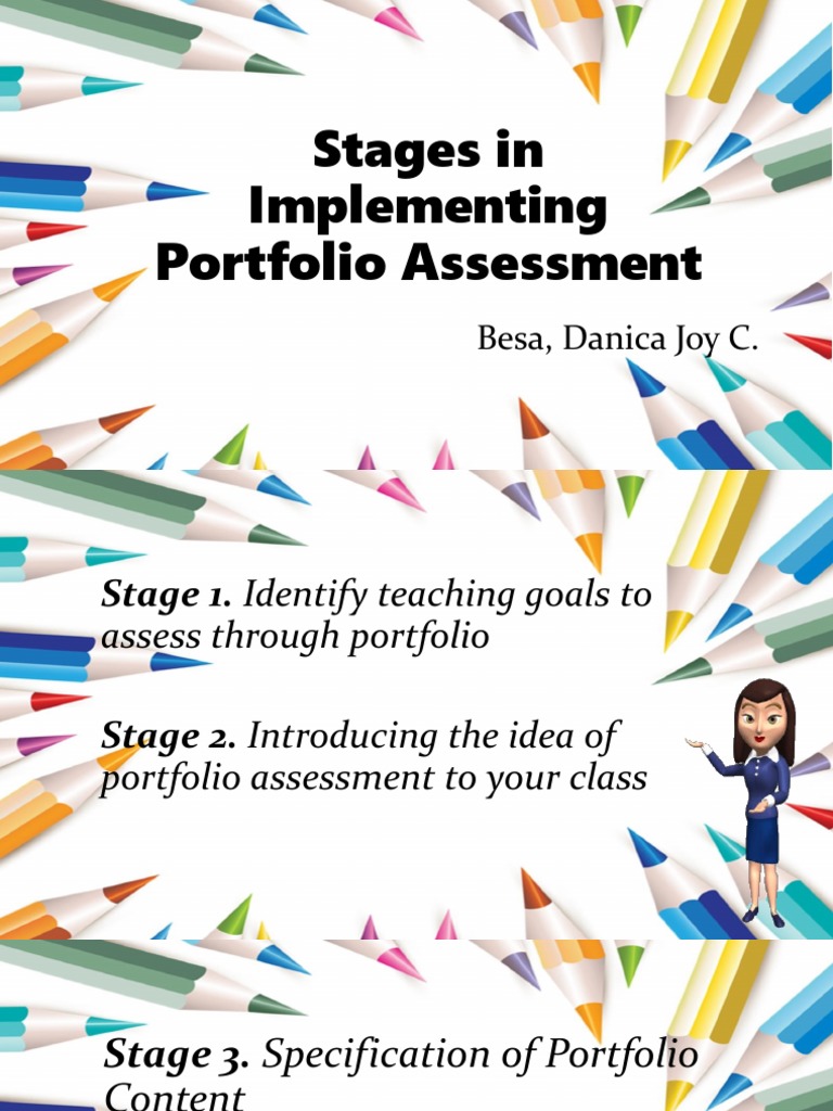 Stages in Implementing Portfolio Assessment | PDF
