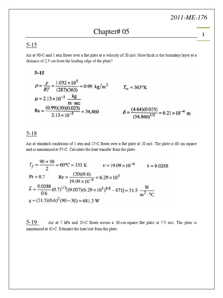 Heat Transfer Calculations and Concepts | PDF | Heat Transfer ...