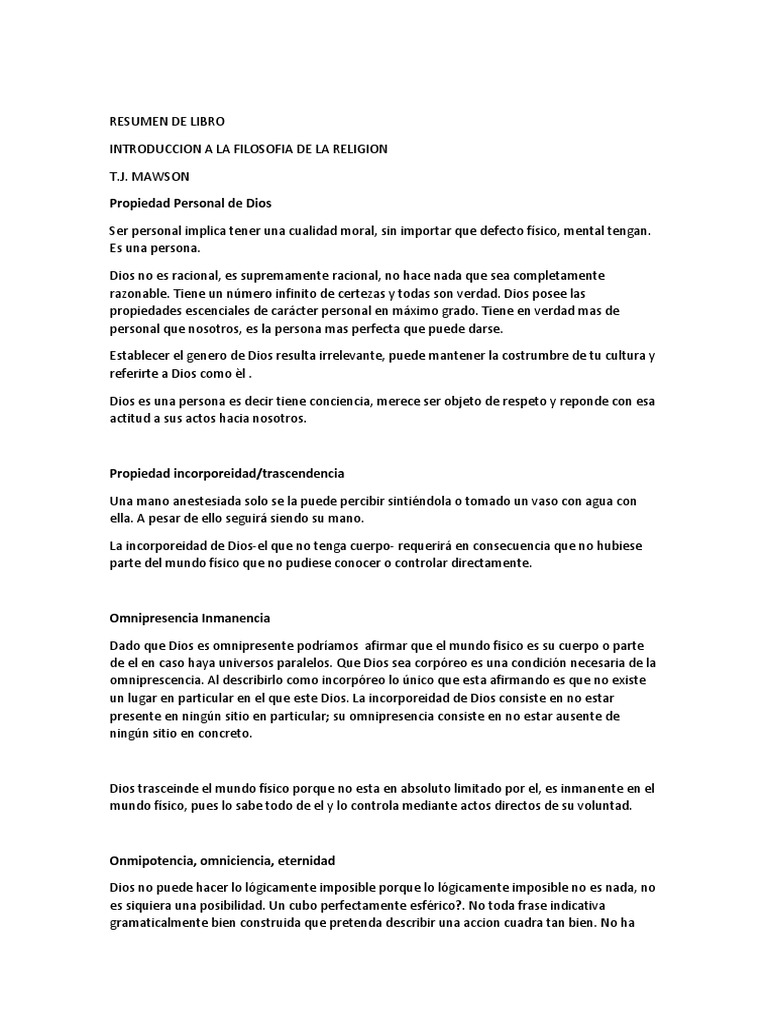 Creer en Dios, TJ MAWSON | PDF | Dios | Moralidad