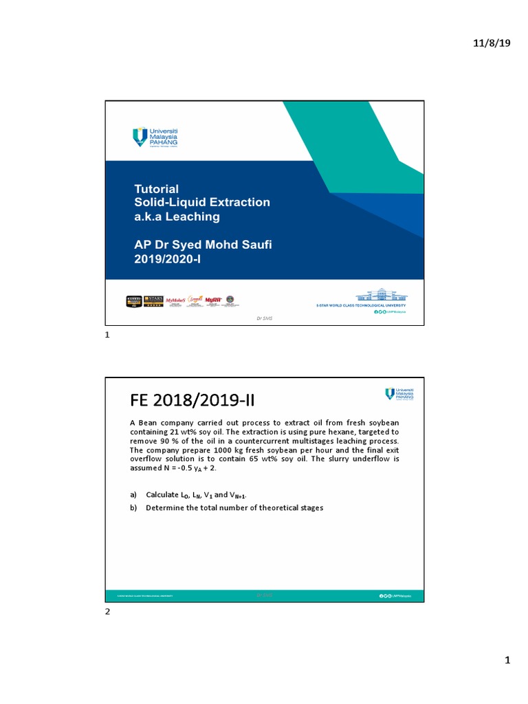 Optimizing Oil Extraction from Soybeans through Multistage ...