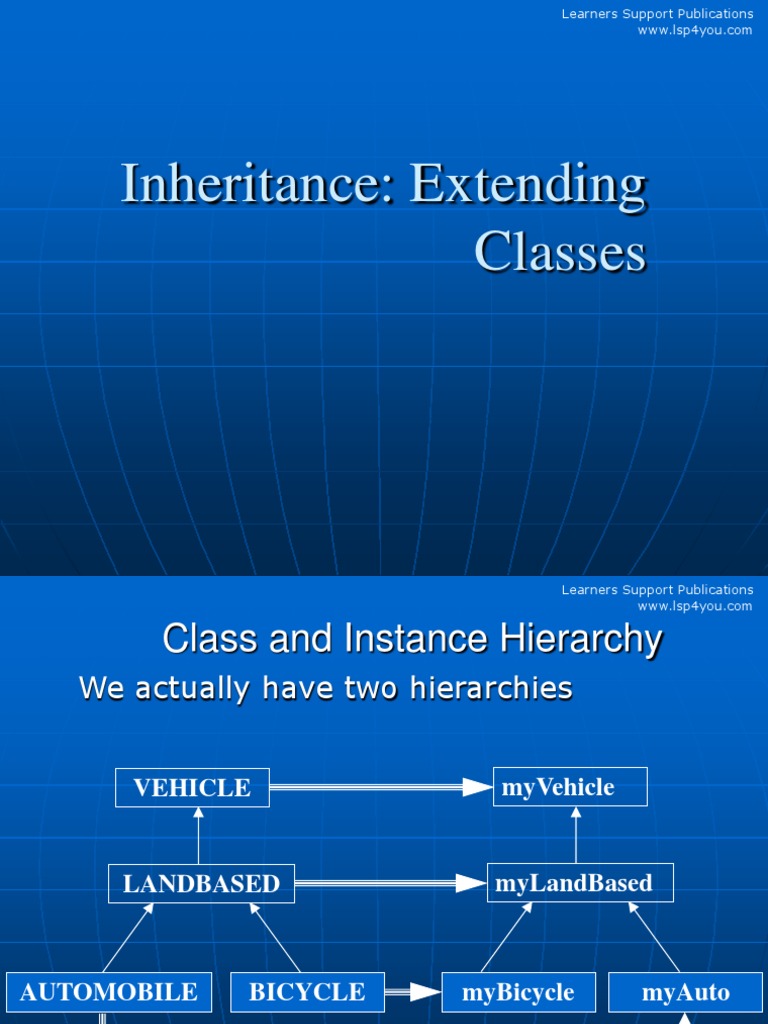 Inheritance Pdf Inheritance Object Oriented Programming Class Computer Programming