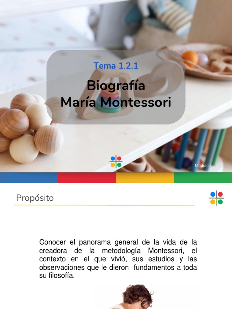 Biografía - Vida y Obra de María Montessori | PDF | Educación ...