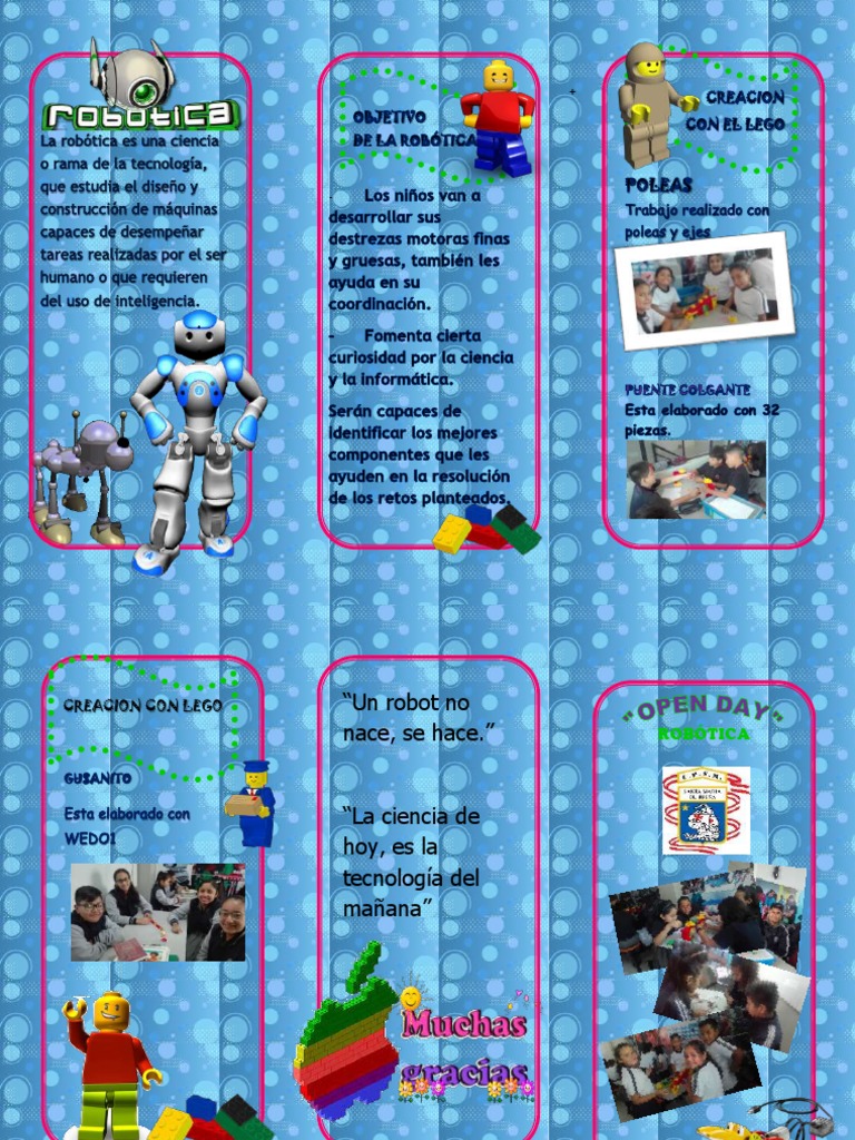 Triptico de La Robotica Ok | PDF
