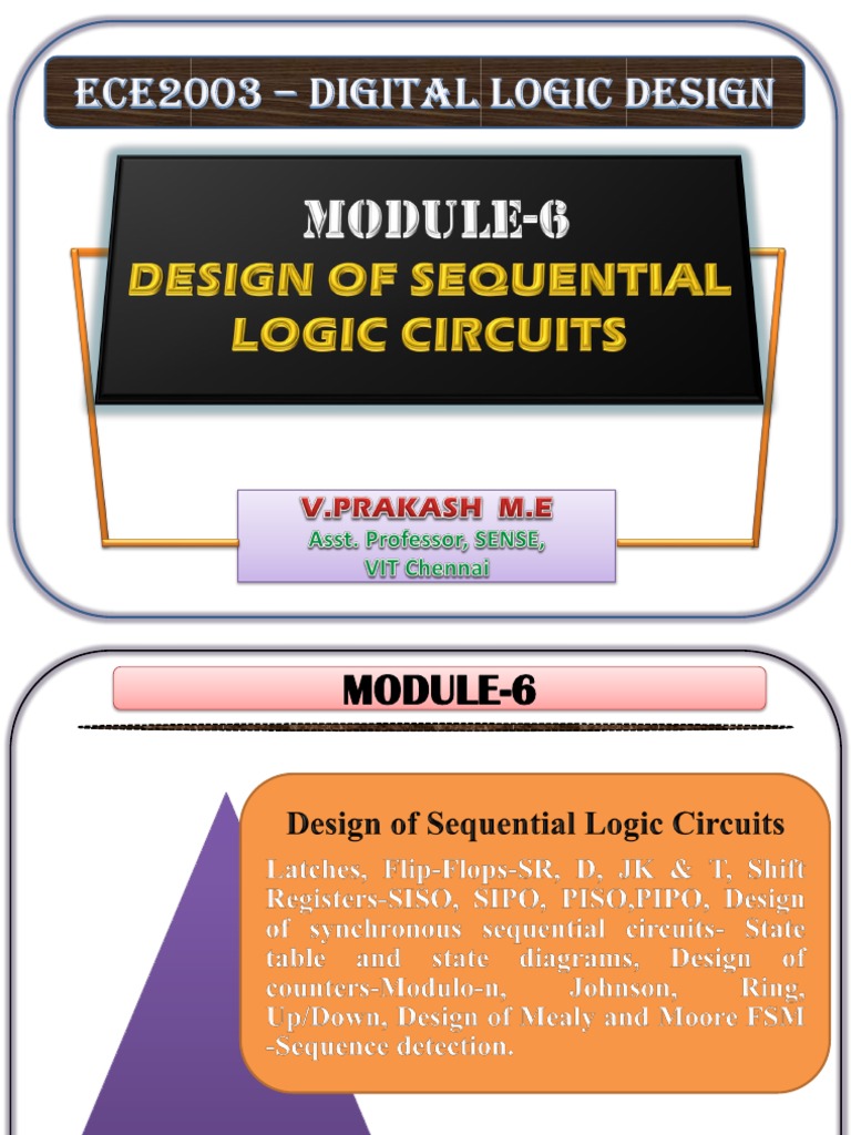DLD Module-6 | PDF | Digital Electronics | Logic Gate