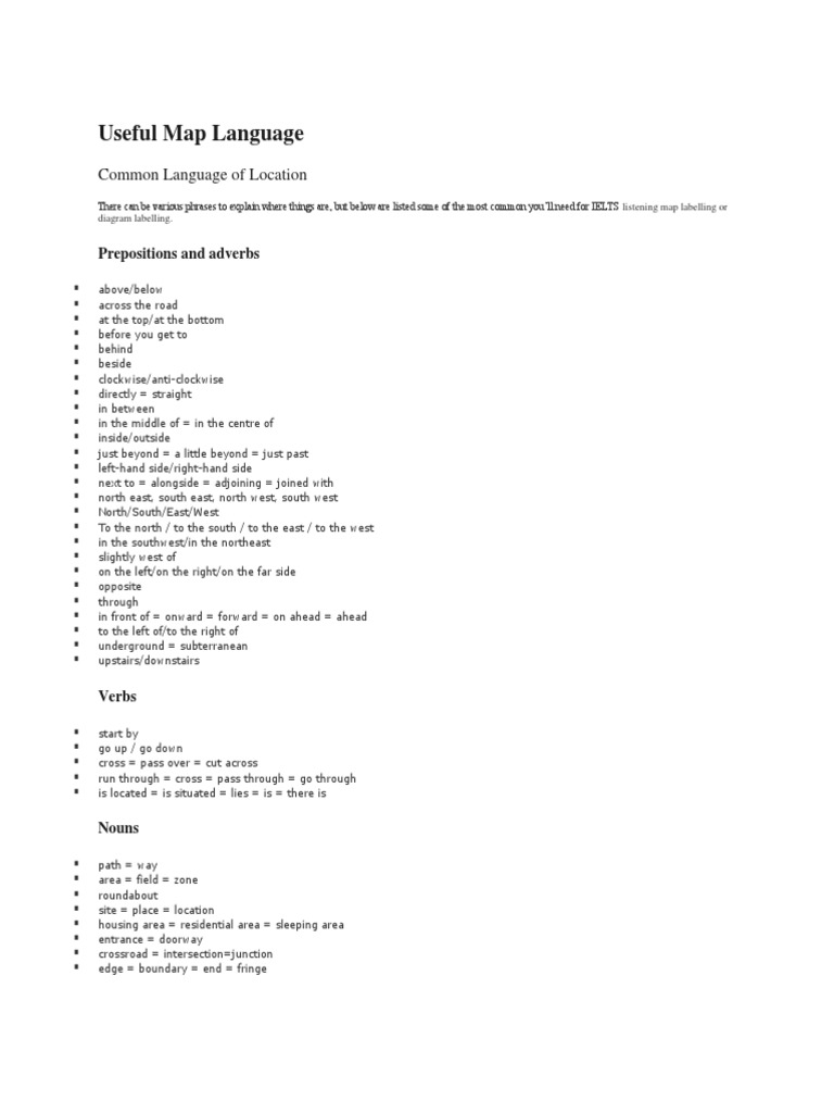 Useful Map Directions - Functional Language | PDF