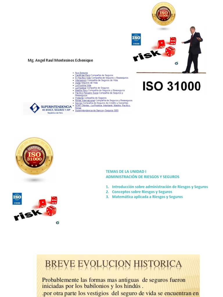 Modulo 1 Introduccion A Riesgos y Seguros PDF | PDF