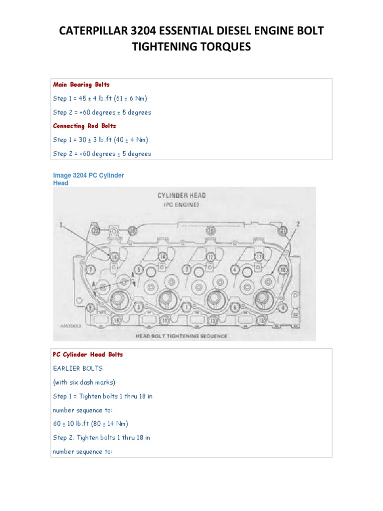 Caterpillar 3204dt 5.2l 8v | PDF
