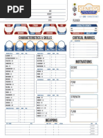 Fallout CharacterSheetFillable | PDF