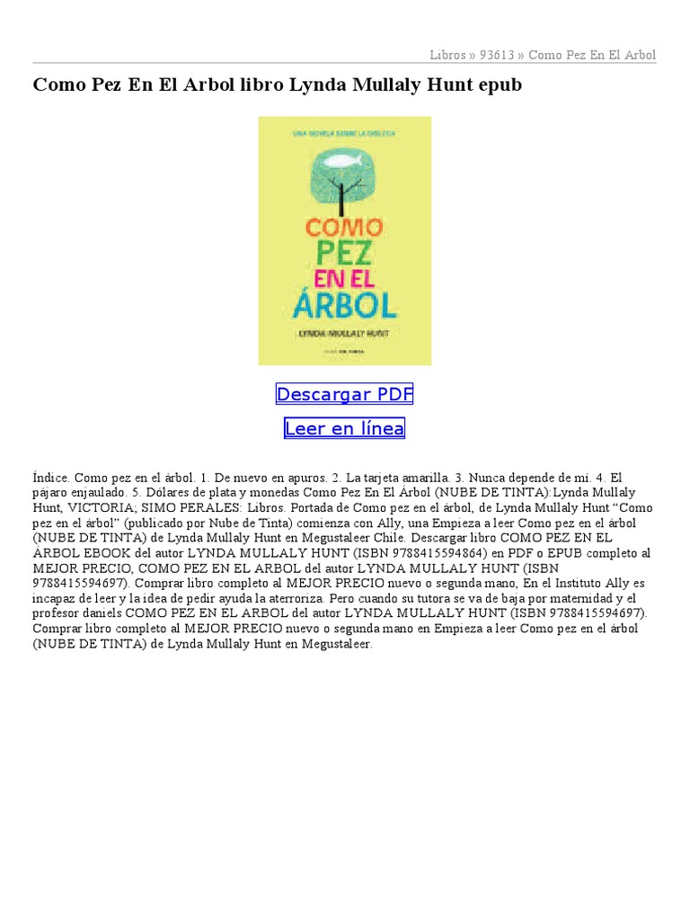 Como Pez en El Arbol PDF | PDF