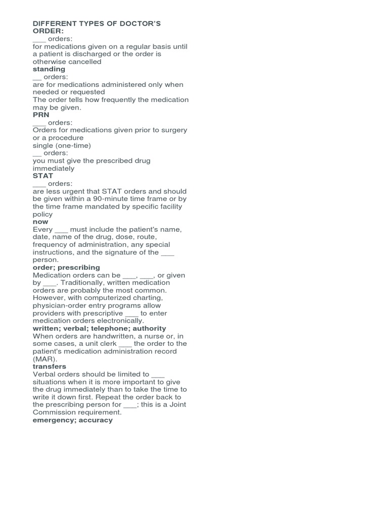 Different Types of Doctor | PDF | Patient | Pharmaceutical Sciences