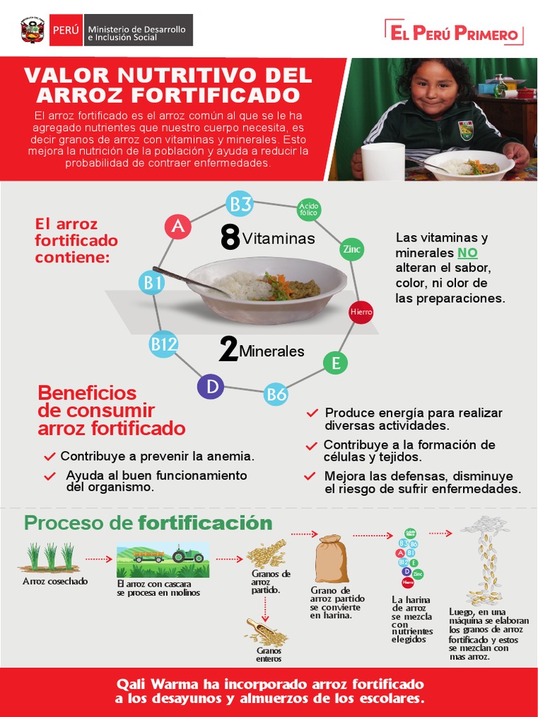 Arroz Fortificado | PDF | Cereales | Vitamina B12