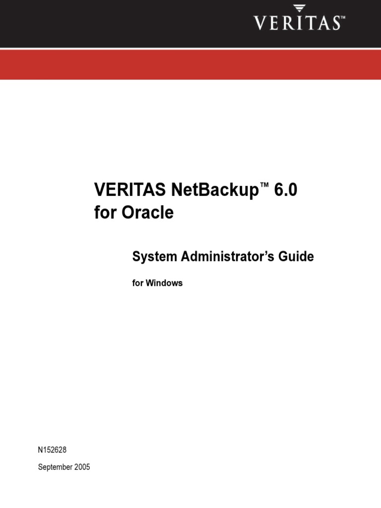 NetBackup AdminGuide Oracle Win | PDF | Backup | Xml