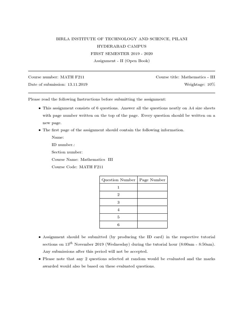 Assignment II 1 | PDF | Algorithms | Mathematical Concepts