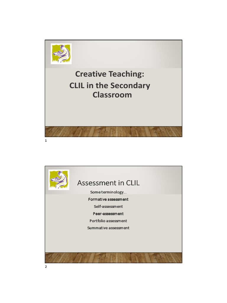 CLIL Assessment Powerpoint - Compatibility Mode | PDF | Educational ...