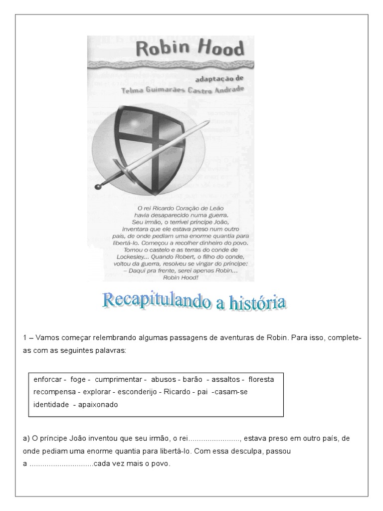 Robin Hood | PDF | Robin Hood