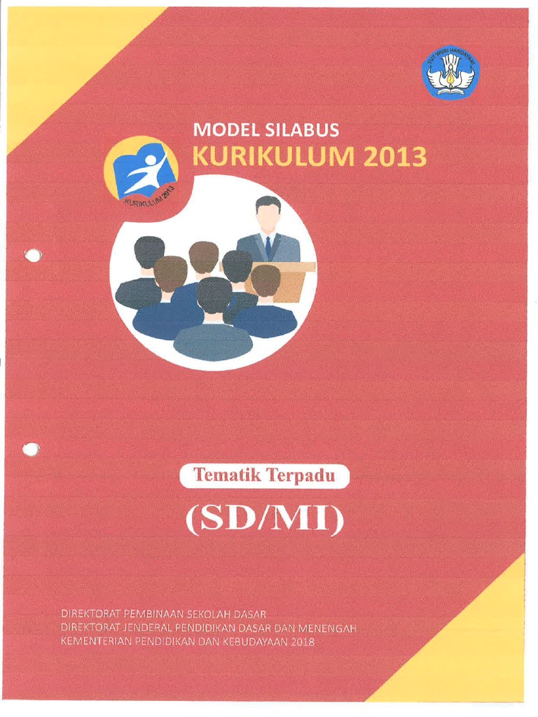 Model Silabus K13 Tematik Terpadu SD - MI PDF | PDF