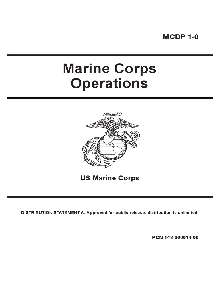 MCDP 1-0 Operations PDF | PDF | Marine Air Ground Task Force | United ...