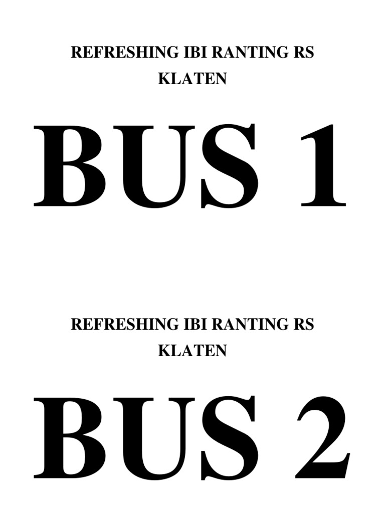 Bus 1 2 | PDF