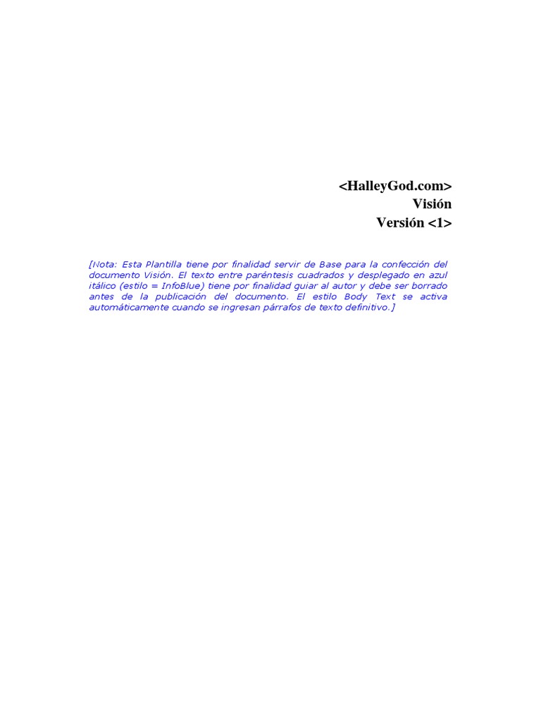 Documento Vision | PDF | Caso de uso | Sistema operativo