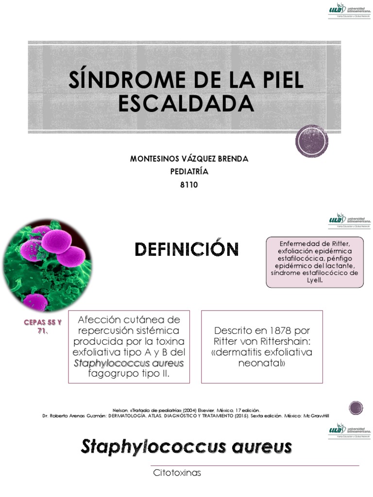 Síndrome de La Piel Escaldada | PDF | Staphylococcus Aureus | Epidemiología
