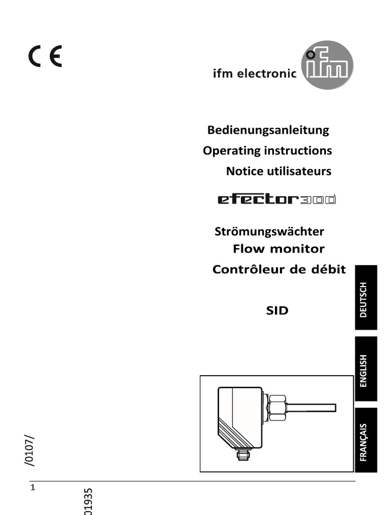 IFM SI-1000 Flow Switch | PDF | Light Emitting Diode | Switch