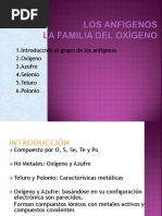 Anfígenos o Calcógenos | PDF | Elementos químicos | Selenio