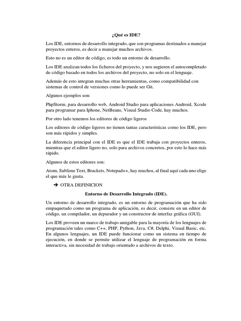 IDE | PDF | Microsoft Visual Studio | .NET Framework