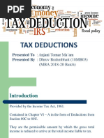 Easy Chart of Deductions U - S 80C To 80U Every Individual Should Aware ...