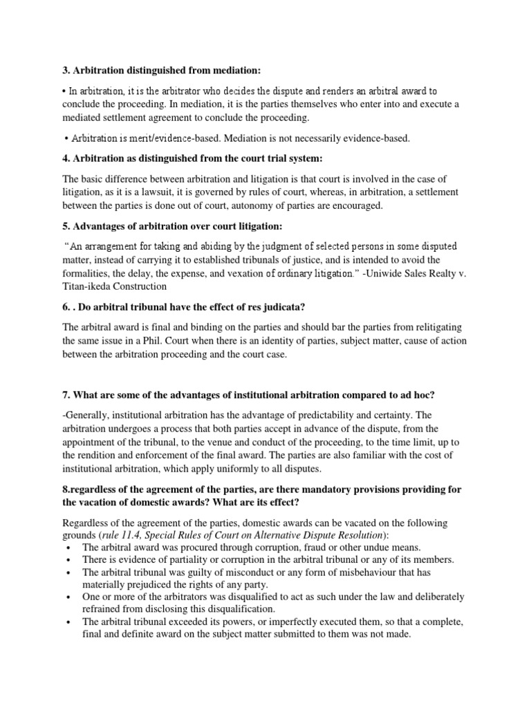 Adr | PDF | Alternative Dispute Resolution | Arbitration