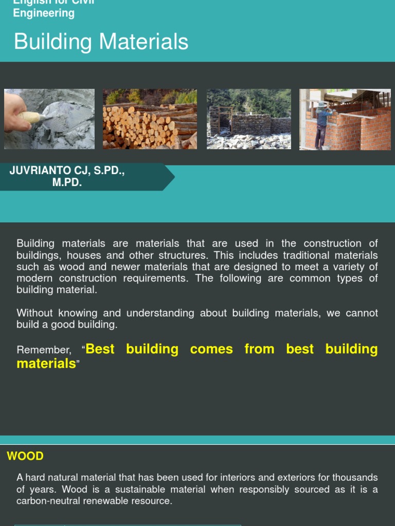 Building Materials for Civil Engineering | PDF | Plaster | Ceramics