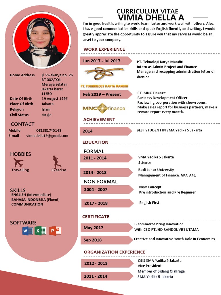 Curriculum Vitae Vimia Dhella | PDF | Behavior Modification | Cognition