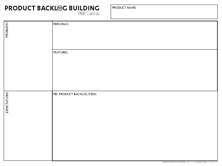 Product Backl G Building: PBB Canvas | PDF