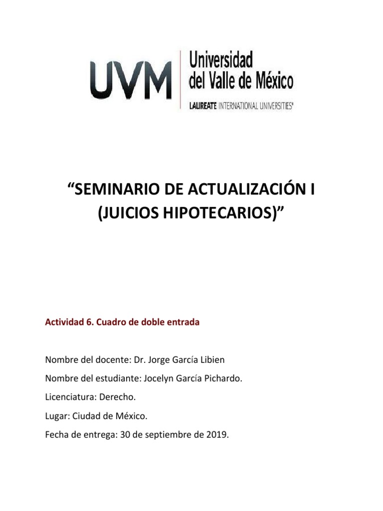 Act6 JGP | PDF | Demanda judicial | Caso de ley