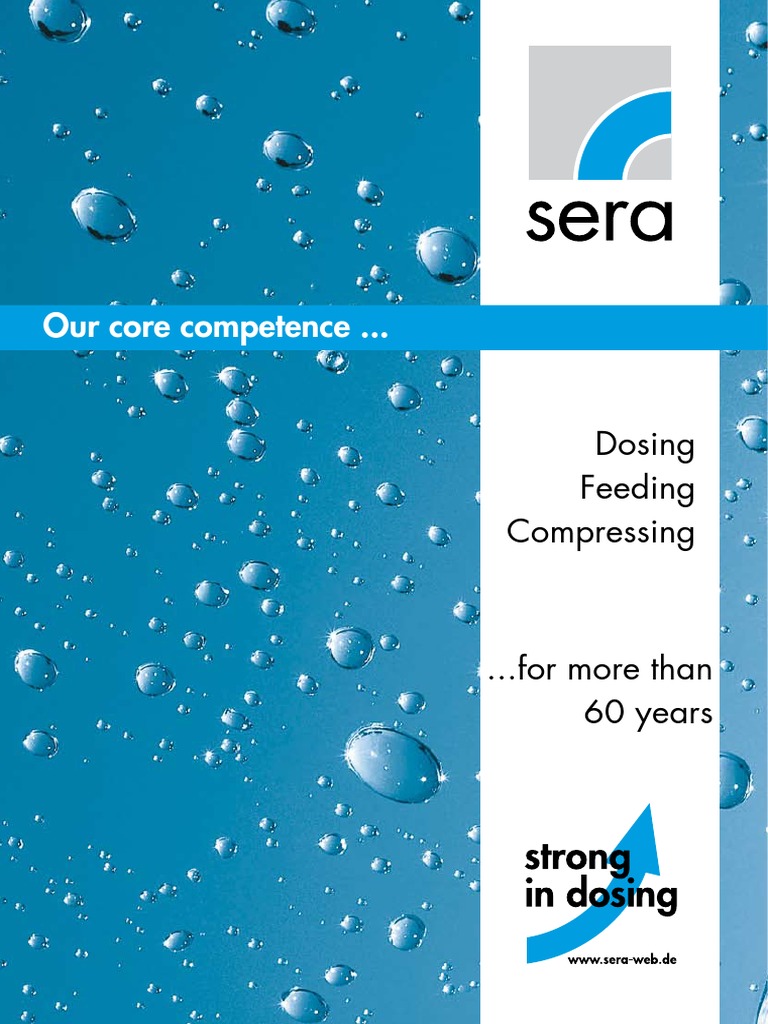 Sera | PDF | Pump | Chemistry