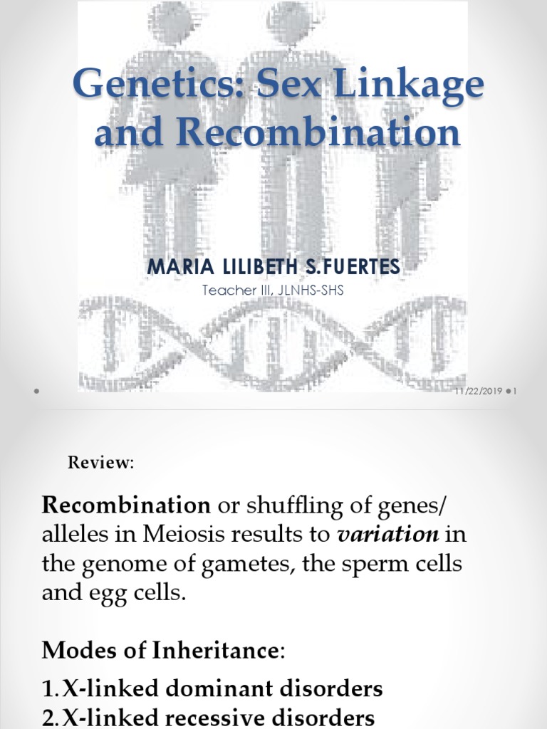 Sex Linkage Pdf Sex Genetic Linkage 