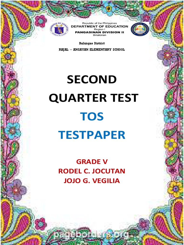 Test Borders | PDF