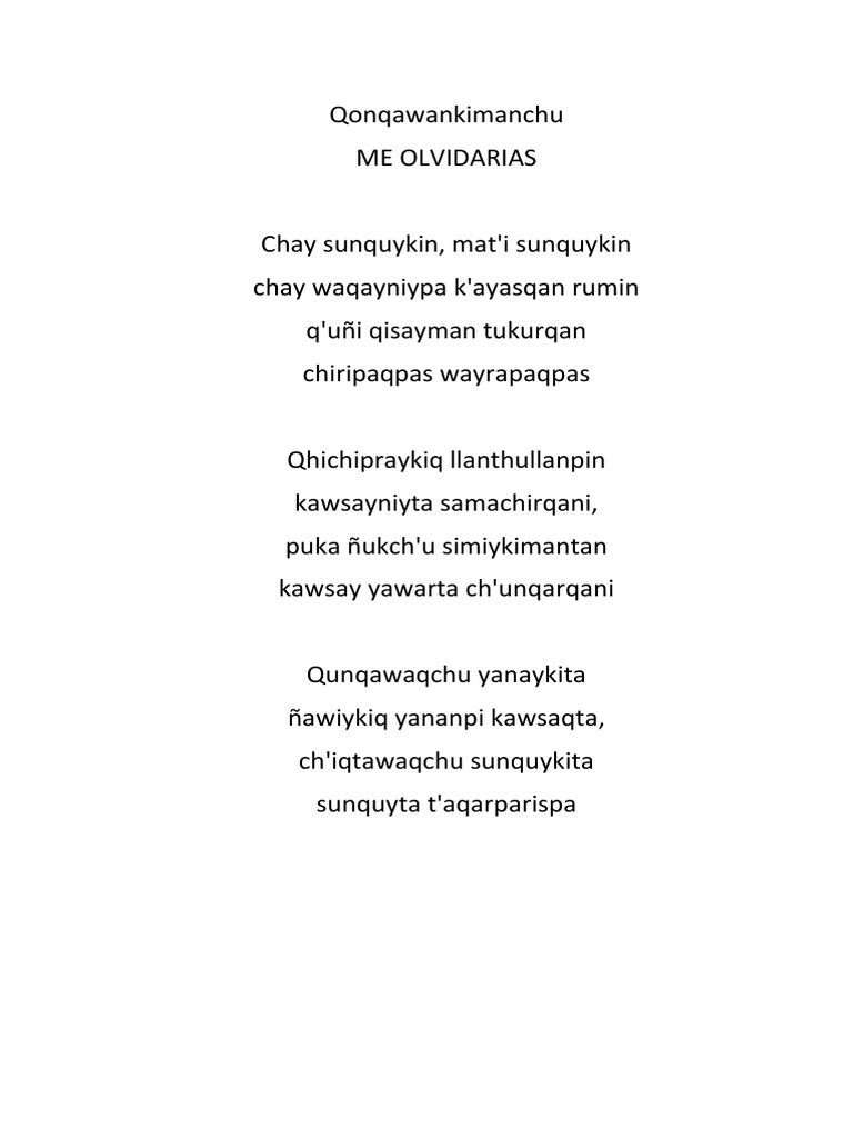 Poesia Quechua | PDF