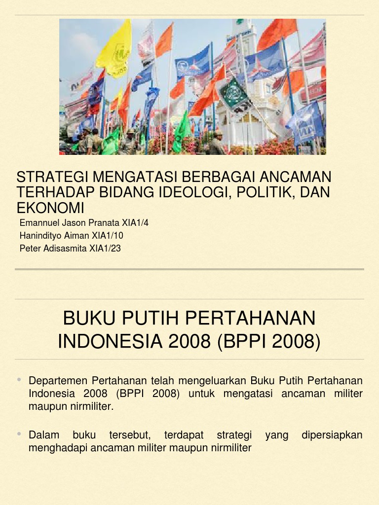 6 Strategi Mengatasi Berbagai Ancaman Terhadap Bidang Ideologi
