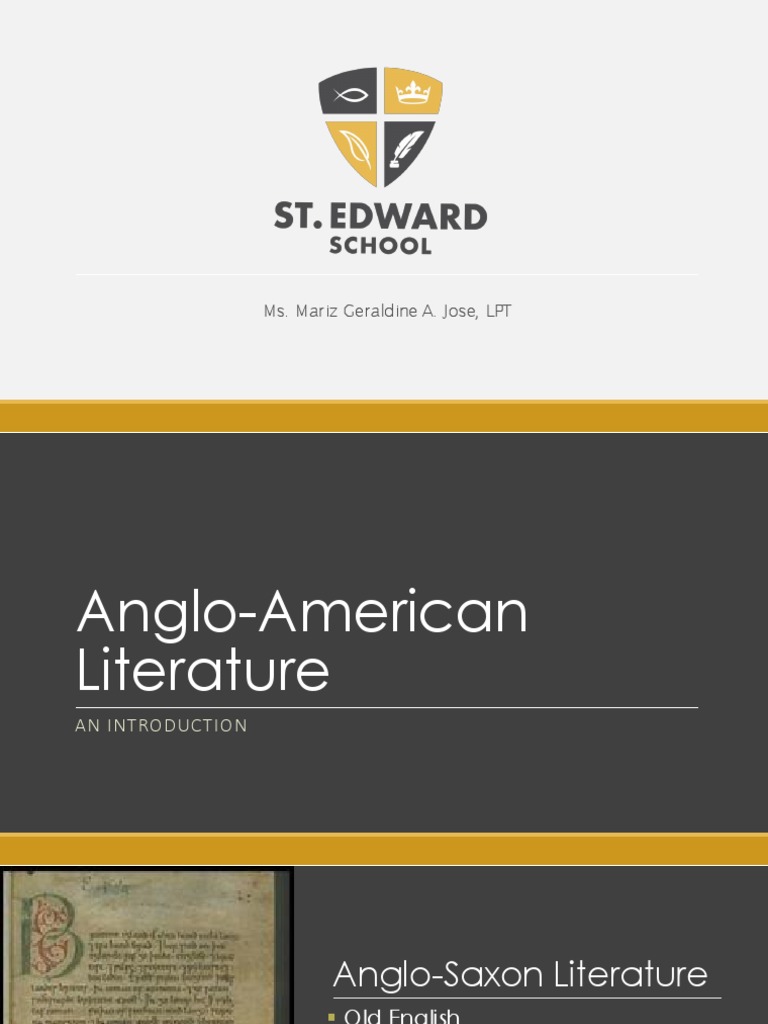 Overview of Anglo-American Literature | PDF | English Literature | England