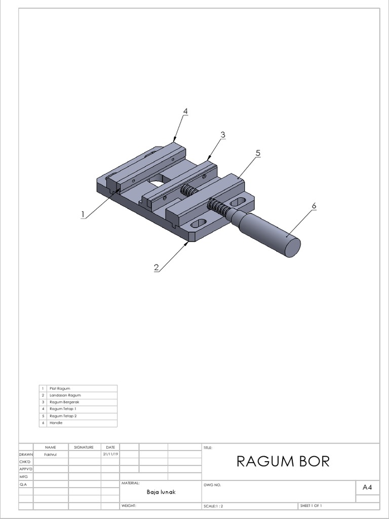 Ragum Bor: Baja Lunak | PDF