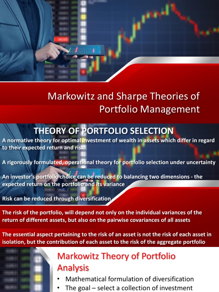 Markowitz and Sharpe Theories of Portfolio Management | PDF | Modern ...