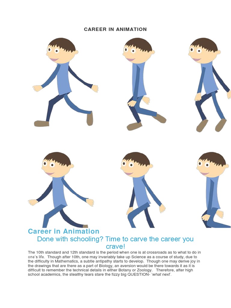 Career in Animation | PDF | Animation | Graphics