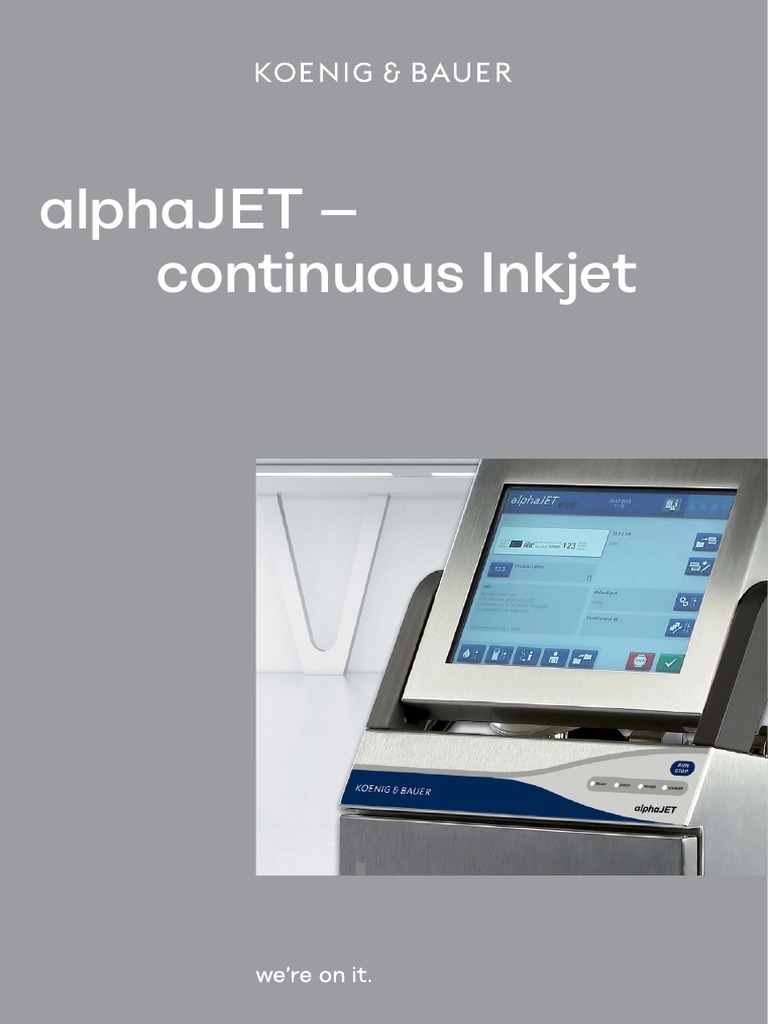 Inkjet Coding Sistem | PDF | Printer (Computing) | Image Scanner