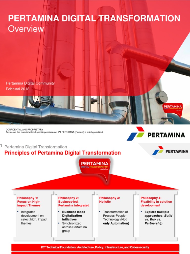 Pertamina Digital Transformation PDF | PDF | Internet Of Things ...