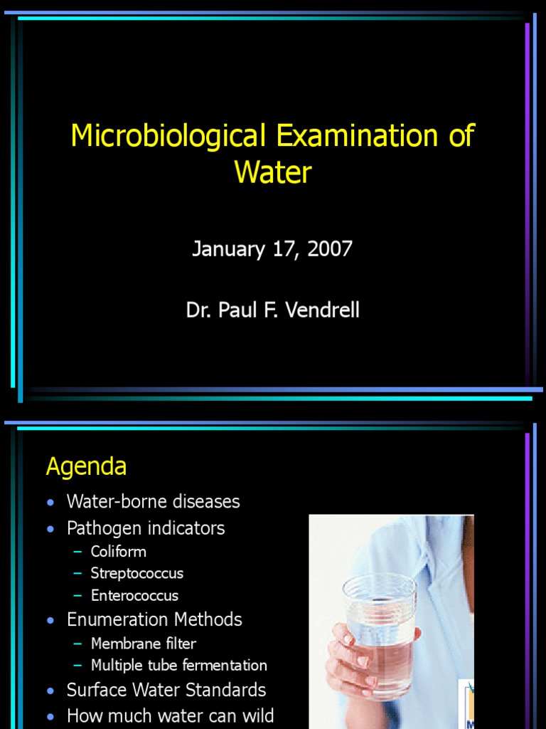 Microbiology of Water | PDF | Pathogen | Microorganism