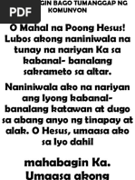 Confession Guide - Tagalog | PDF