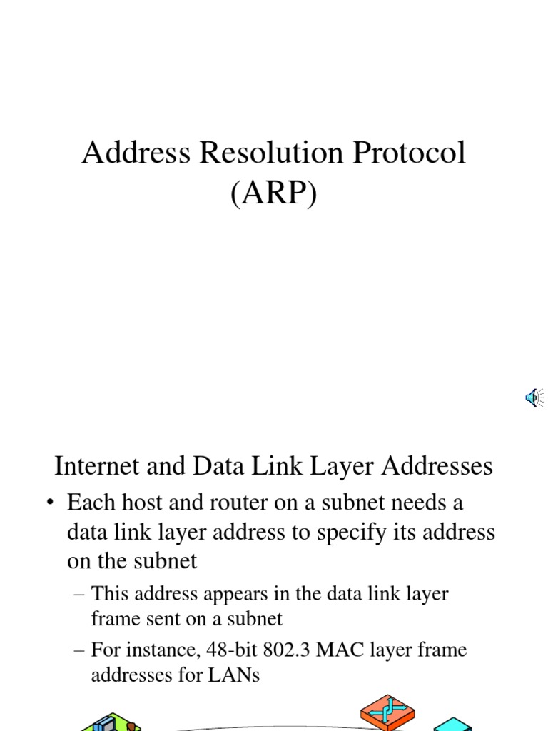 Address Resolution Protocol (ARP) | PDF | Router (Computing) | Ip Address