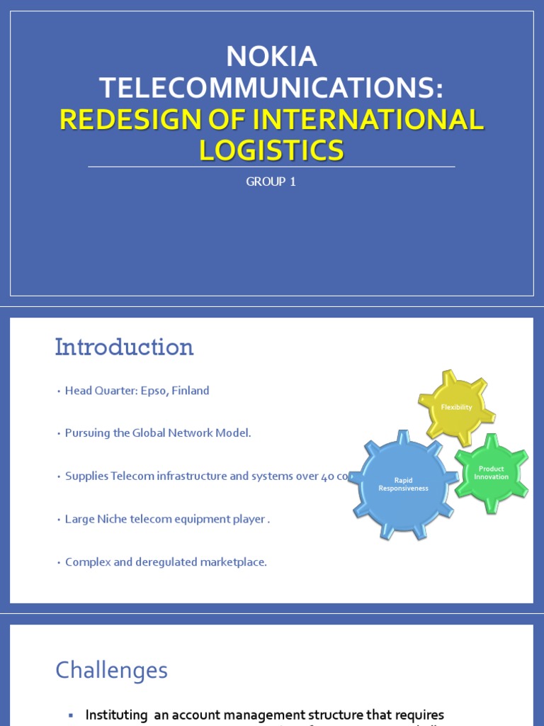 Nokia Telecommunications | PDF | Logistics | Business Process