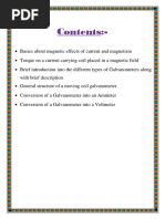 Class 12TH Project On Moving Coil Galvanometer | PDF | Quantity ...